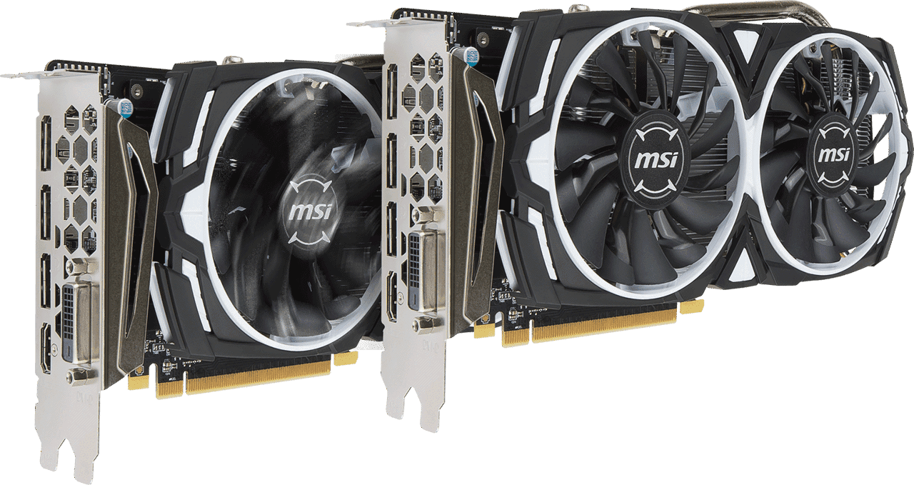 MSI Radeon RX 570 ARMOR 4G OC Graphics Card | Novatech